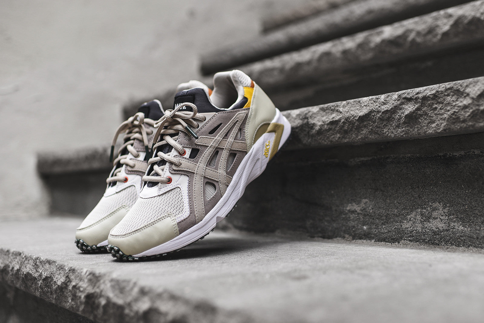 Asics x Wood Wood Gel DS Trainer - Moonrock / Feather – Kith Canada