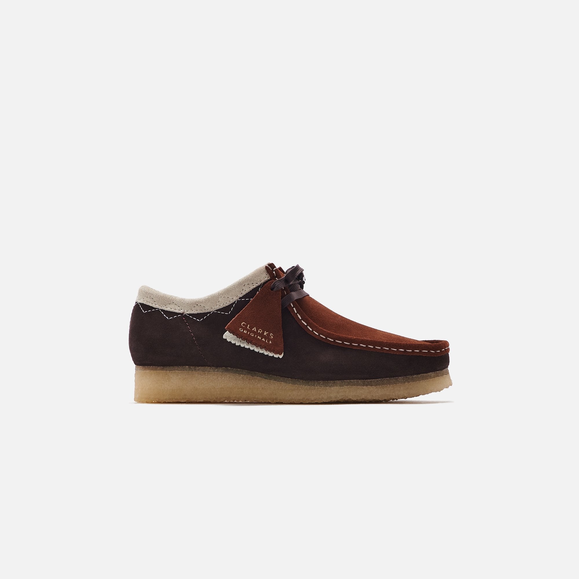Clarks Stitch Pack Wallabee - Dark Tan Combi – Kith Canada