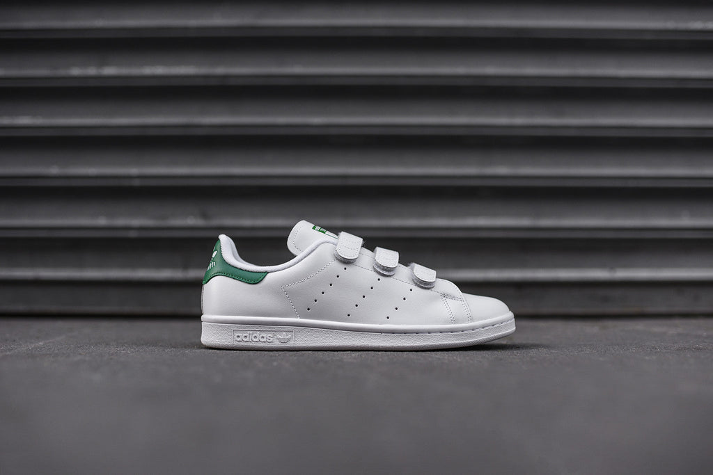 adidas Originals Stan Smith Velcro - White / Green – Kith Canada