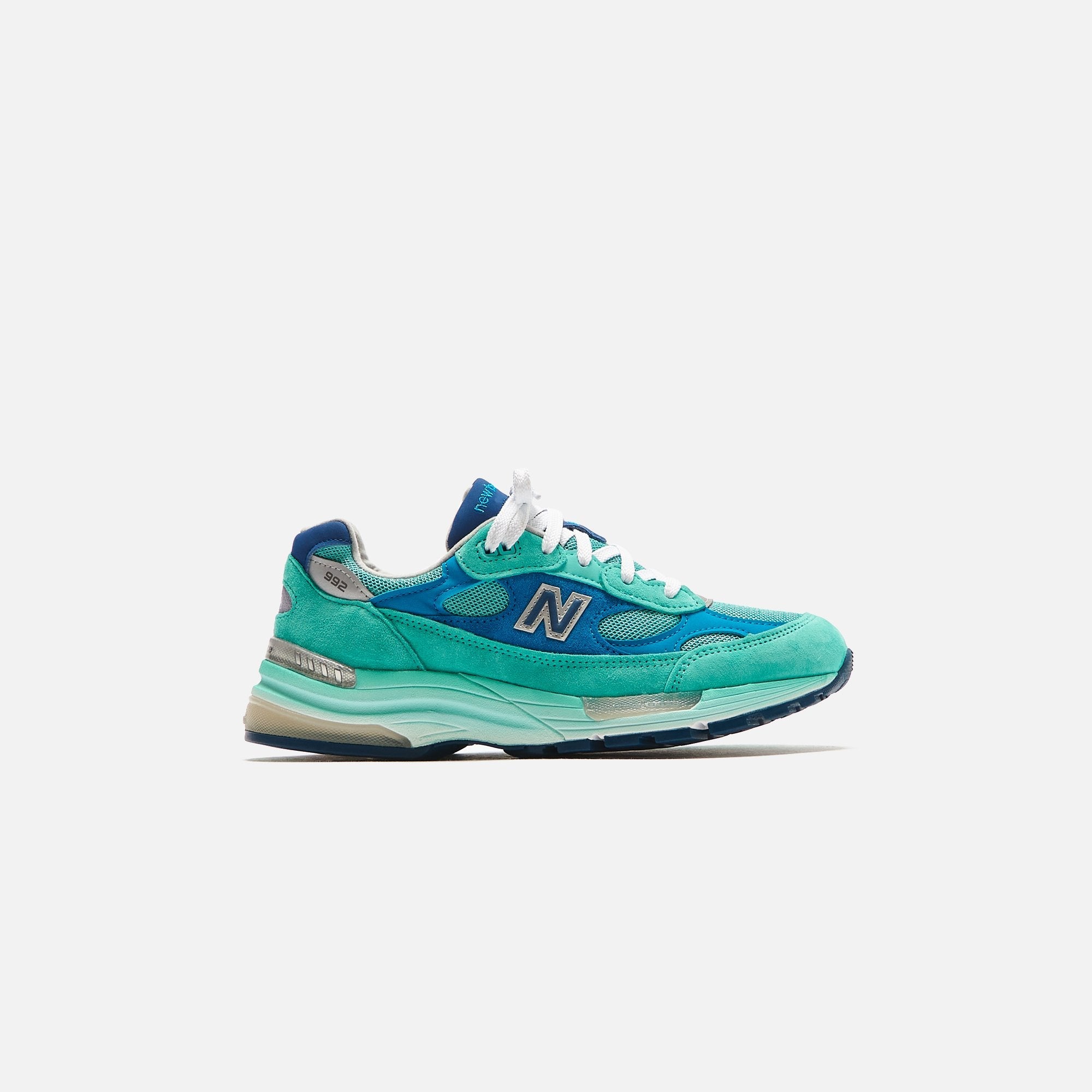 New Balance Made in USA 992 - Blue / Silver Metallic – Kith Canada