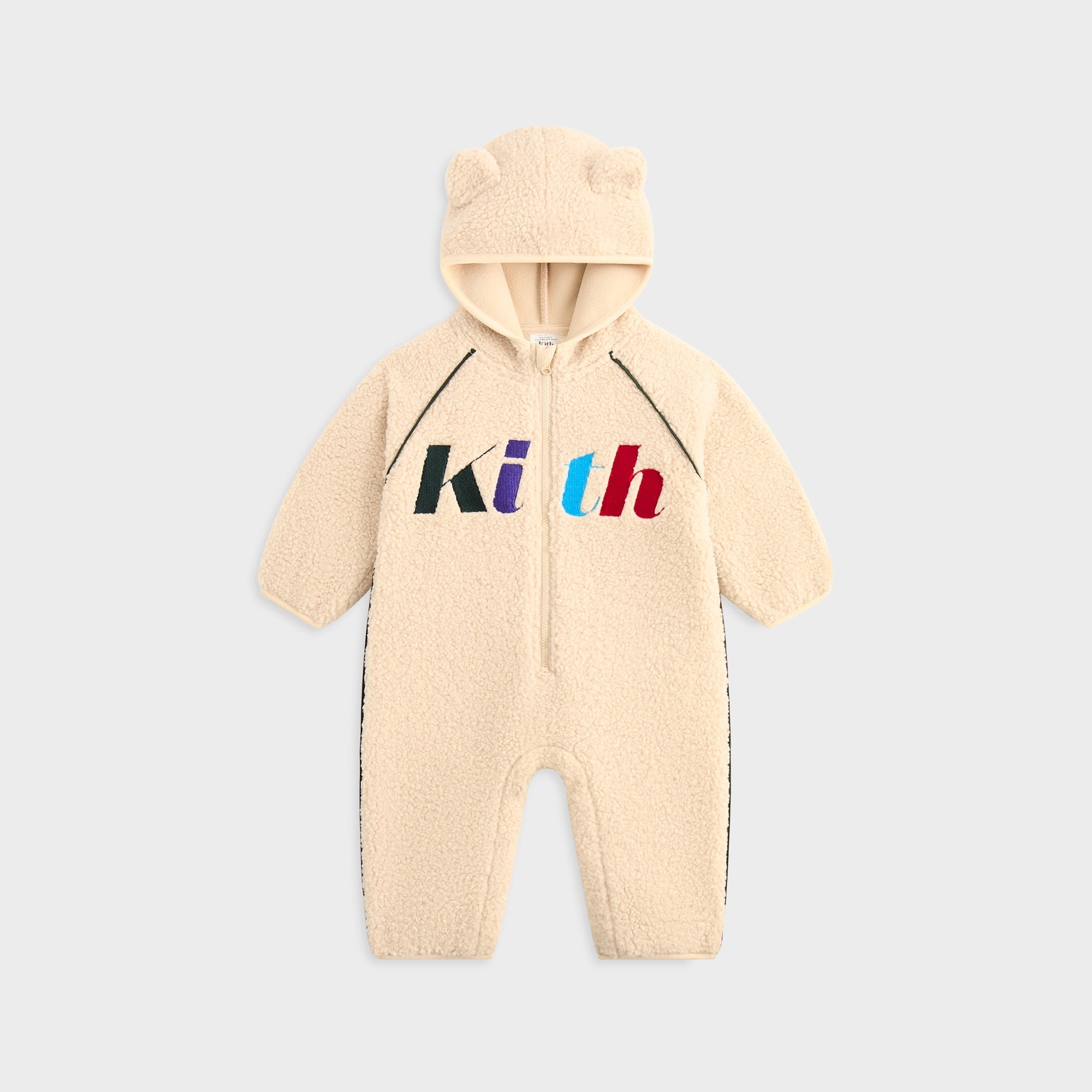 Kith Baby Logo Sherpa Coverall - Oat – Kith Canada