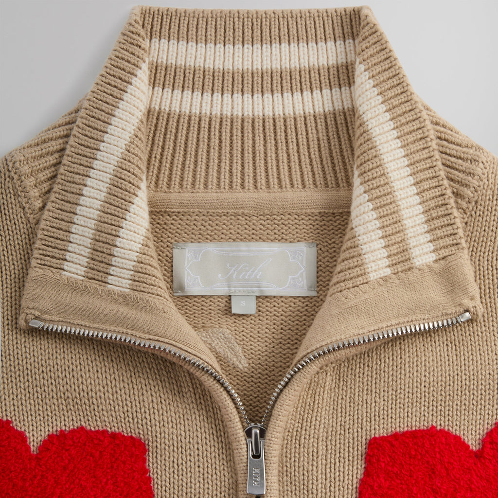 Kith Floral Crest Wyona Full Zip Sweater - Canvas PH – Kith Canada