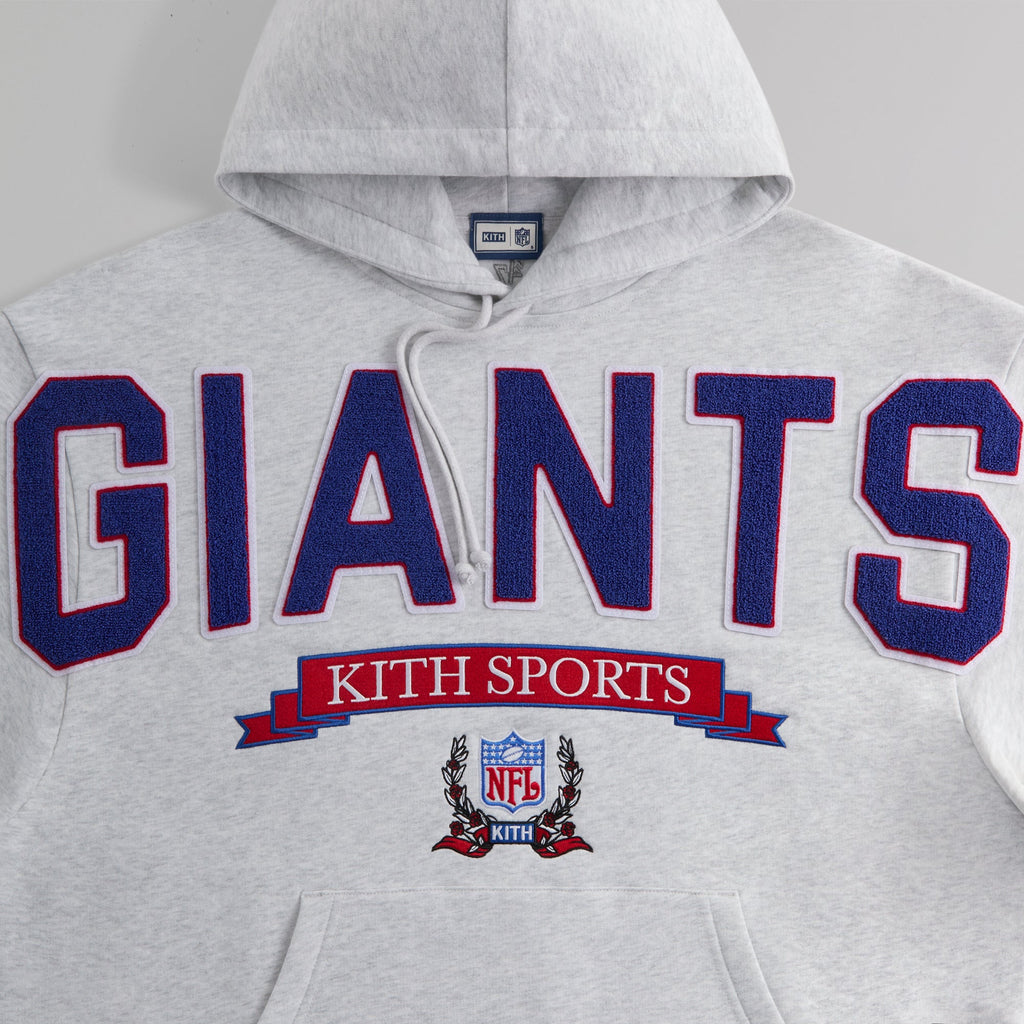 Kith & '47 for the NFL: Giants Nelson Hoodie - Light Heather Grey ...